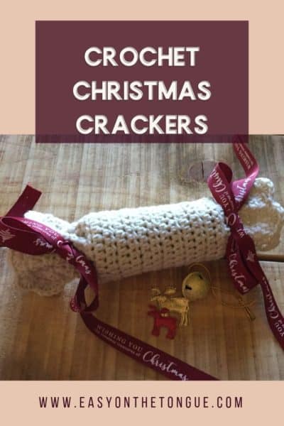 How to crochet Christmas crackers, free pattern