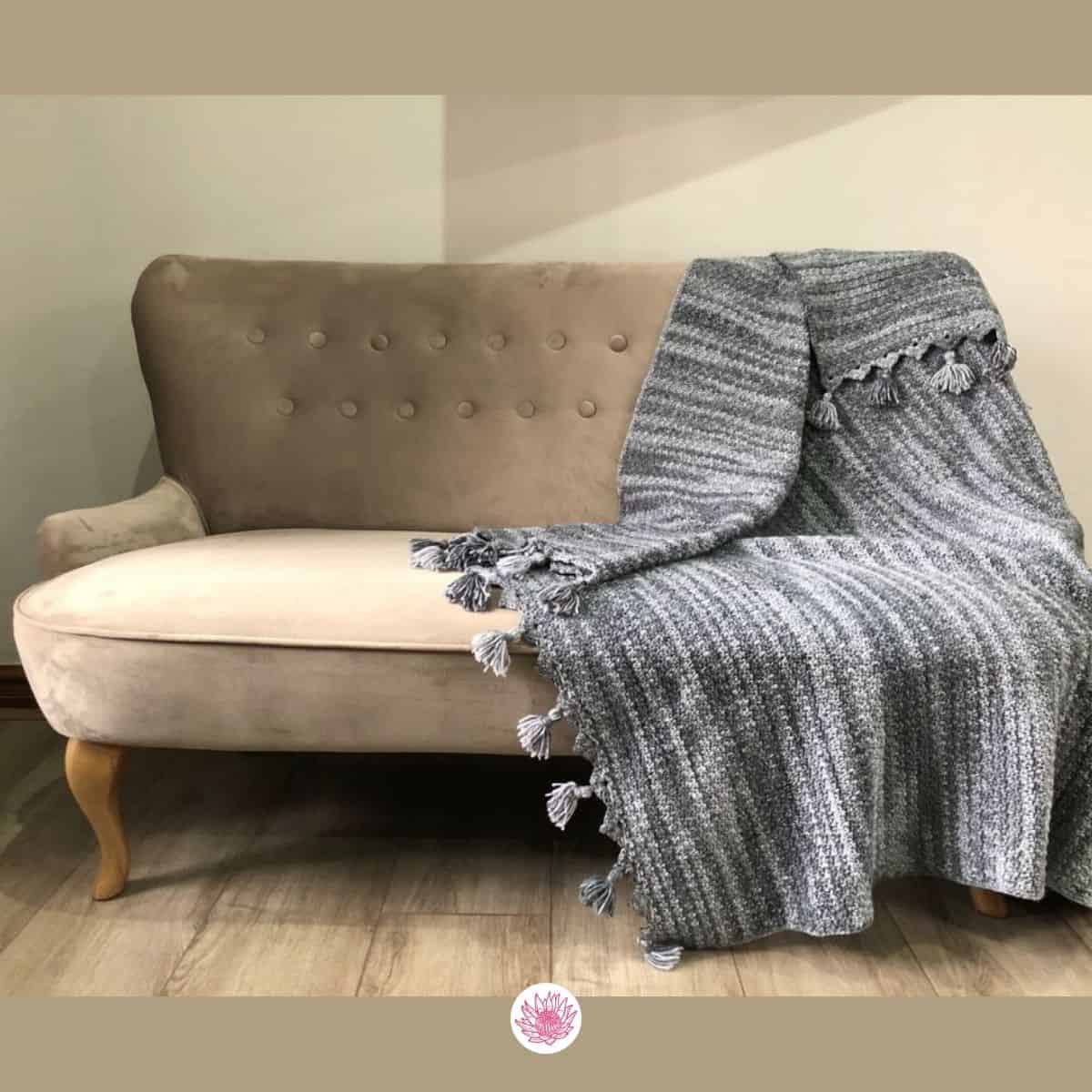 5 Shades of Grey Crochet Blanket Pattern, Big enough for Cuddles